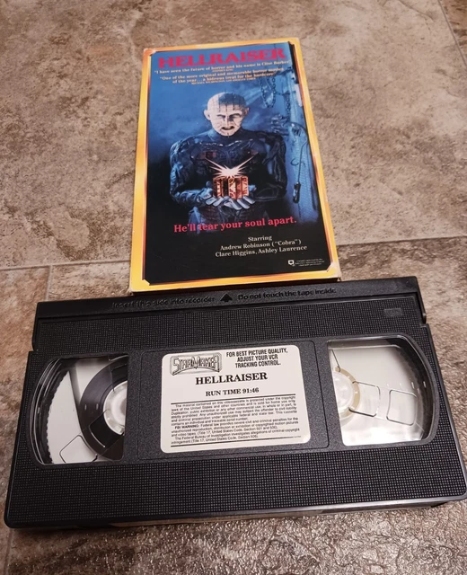 1990 VINTAGE HELLRAISER Cult Horror Movie VHS Tape EUC Tested £14.10 ...