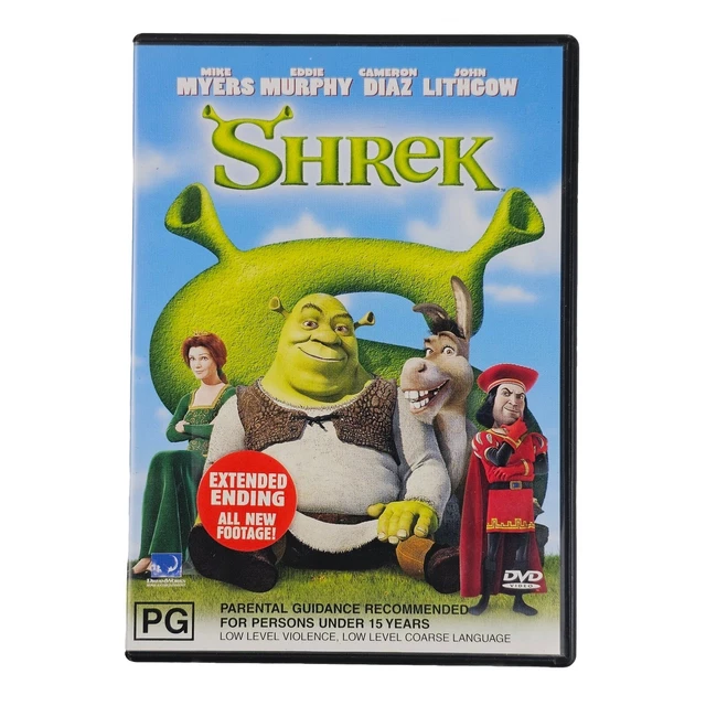 SHREK (DVD, 2001) | Region 4 (PAL) | Free AUS Shipping £2.95 - PicClick UK