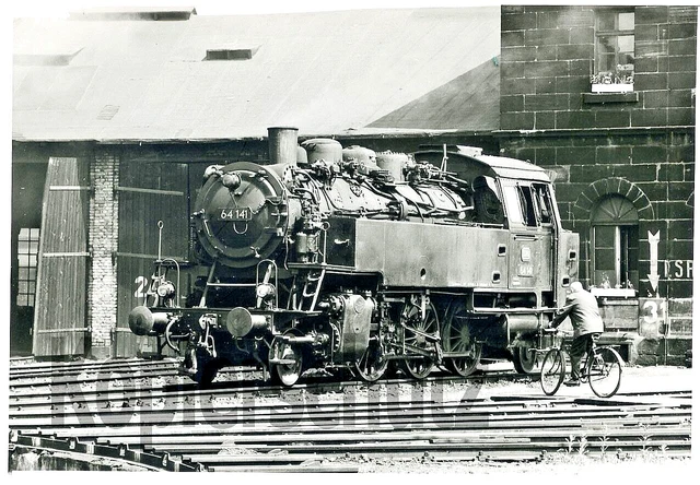 DAMPFLOK FOTO 8X12CM - 64 141 im Heimat-Bw Nürnberg Hbf, 1965 EUR 12,80 ...