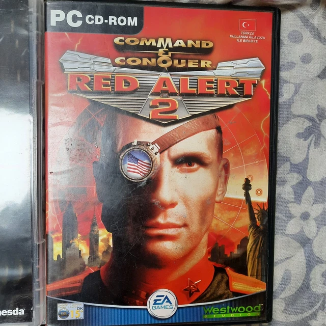 COMMAND & CONQUER Red Alert 2 PC GAME Turkish Manual Case Only FALLOUT4 ...