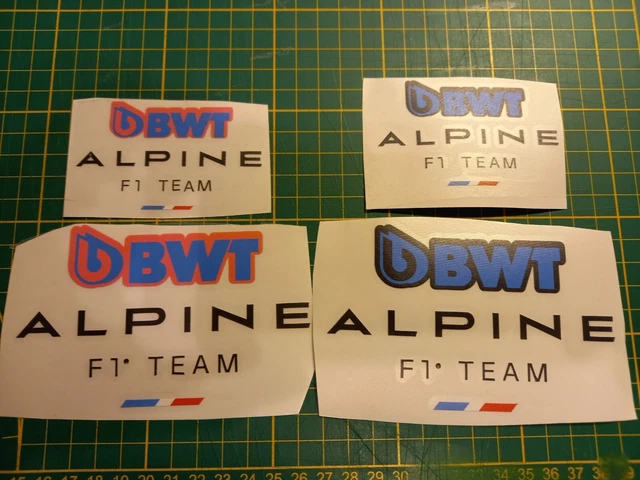 STICKER AUTOCOLLANT ALPINE F1 Team BWT EUR 9,90 - PicClick FR