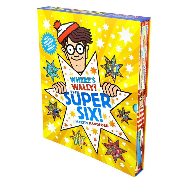 WHERES WALLY? THE Super Six! by Martin Handford 6 Classic Book | Martin ...