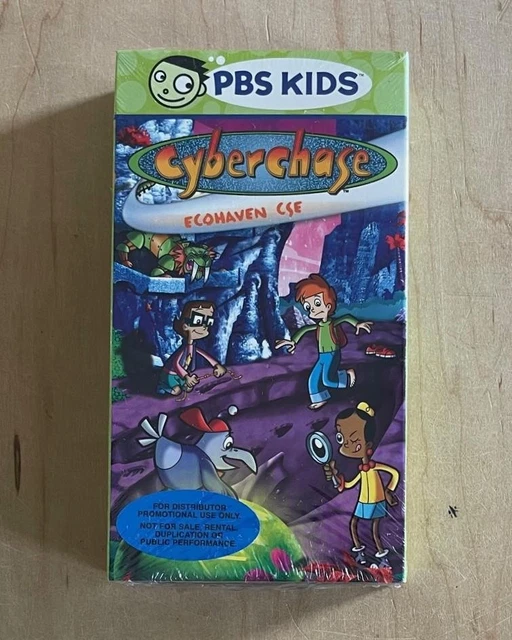 PBS KIDS ANIMATION 2005 New Sealed VHS Screener Promo CYBERCHASE ...