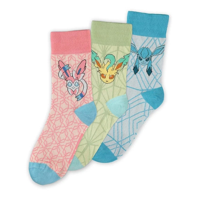 POKÉMON SOCKS 3-PACK Eevee Evolution 3.0 43-46 EUR 19,99 - PicClick IT