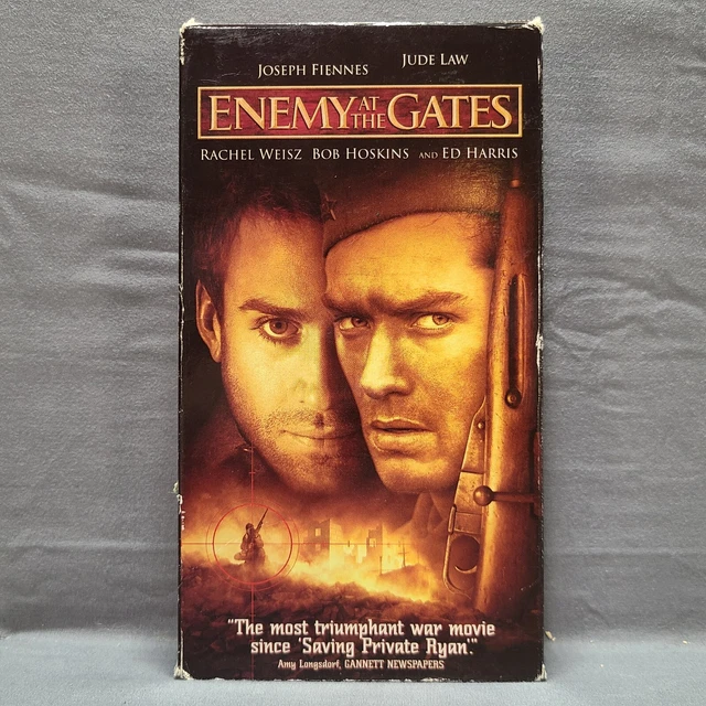 ENEMY AT THE Gates VHS 2001 Joseph Fiennes Jude Law Paramount Good ...