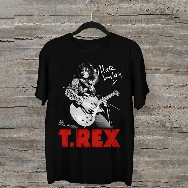 NEW RARE T. Rex Band Marc Bolan T-Shirt Short Sleeve Men S-5XL Shirt ...