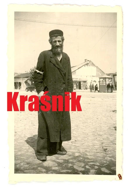 FOTO WH SOLDAT jüdische Bevölkerung in Kraśnik Polen b. Budzyń Jew ...