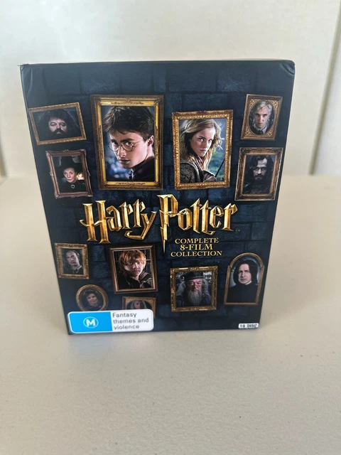 HARRY POTTER THE Complete 8 Film Collection ~ Blu-Ray 16 DVD Box Set ...