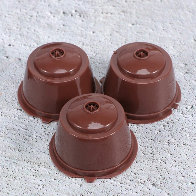 COFFEE FILTER COFFEE Capsule Refillable Strainer Cup Set With Spoon And ...