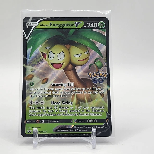 ALOLAN EXEGGUTOR V - SWSH225 - Black Star Promo - Pokemon Card - NM/M ...