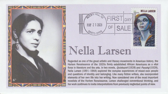 6° CACHETS 5471 Voices Harlem Renaissance novelist Nella Larsen FDOS ...