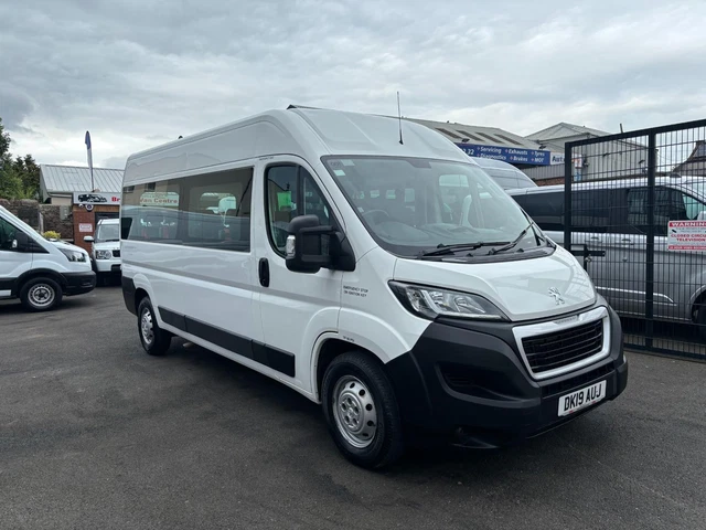 2019 PEUGEOT BOXER 2.0 BlueHDi L3 H2 Van 130ps 15 SEAT MINIBUS Minibus ...
