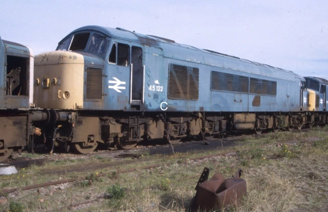 ORIGINAL 35MM BRITISH Railway B.r Slide - 45122 At March April 1990 £3. ...