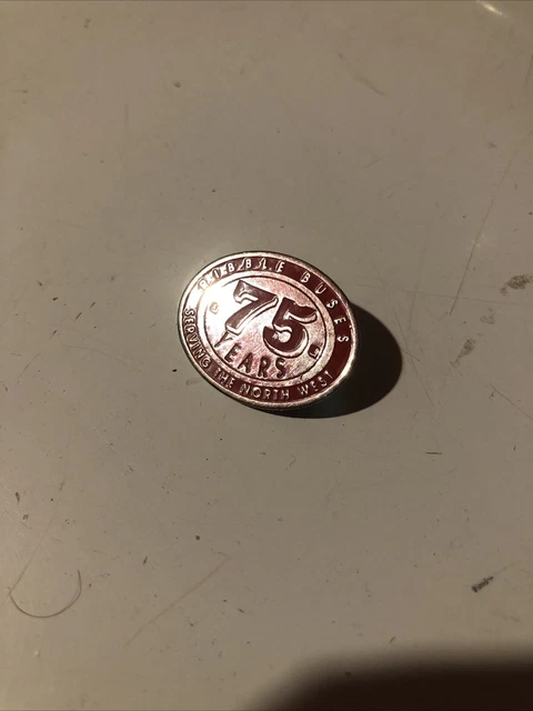 RIBBLE BUSES 75 Years Pin Badge ‘Serving The North West’ £9.99 ...