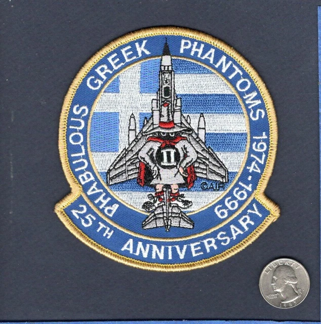 HAF GREEK HELLENIC Air Force F-4 PHANTOM 25th GREECE Fighter Squadron ...