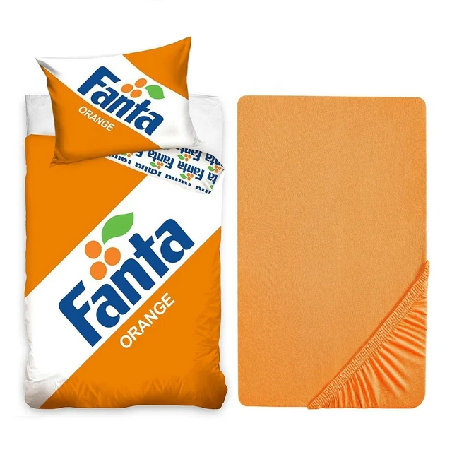 FANTA SET LIT Simple Linge Housse de Couette Taie Draps Dessous Coton ...
