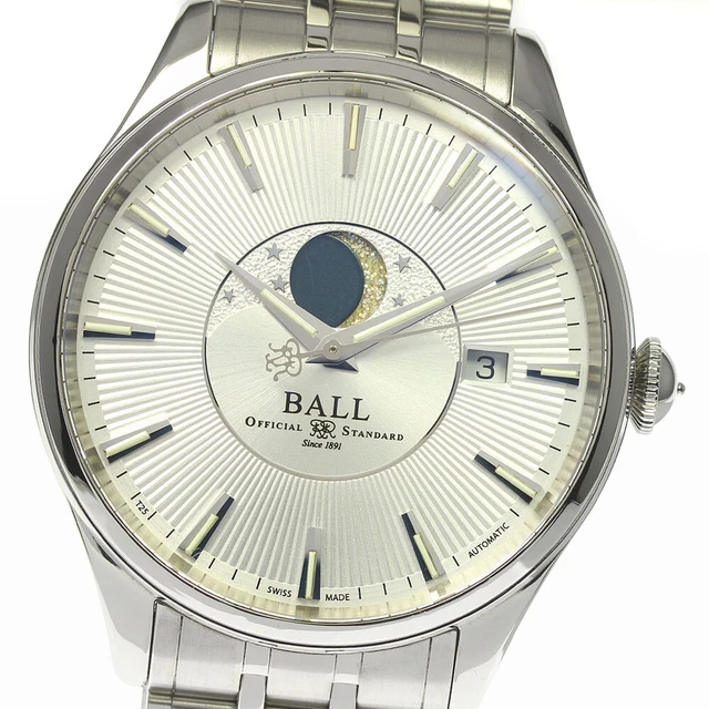 OROLOGIO DA BALLO Train master NM3082D-SJ-SL Fasi lunari Quadrante ...