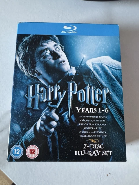 HARRY POTTER COLLECTION - Years 1-6 (Box Set) (Blu-ray, 2009) £6.34 - PicClick UK