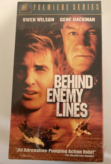 BEHIND ENEMY LINES Owen Wilson & Gene Hackman 2002 VHS New Factory ...