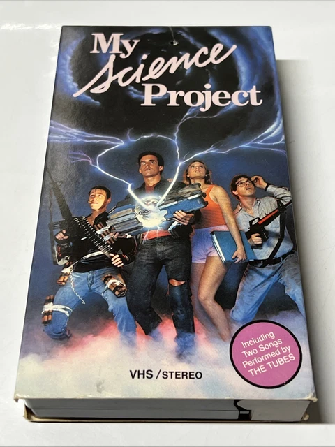 MY SCIENCE PROJECT (1st Release VHS) John Stockwell Dennis Hopper FREE ...