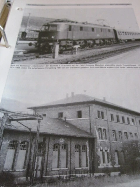 BAHNBETRIEBSWERK MIT GLEISPLAN N 12 BW Treuchtlingen 24S EUR 5,30 - PicClick DE