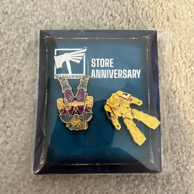 GAMES WORKSHOP WARHAMMER Store Anniversary Pin Badges 2023 New And