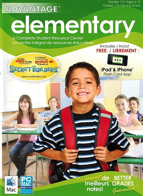 1ST 2ND 3RD 4th 5th Elementary Grade School Student Resource Center PC ...