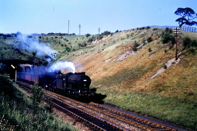 COLOUR-RAIL SLIDE BRE1478 J39 64706 + A3 60084 @ Wescoe Hill Tunnel ...