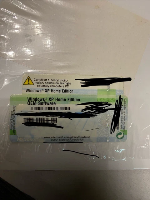 MICROSOFT WINDOWS XP Home Edition + Integriertem Service Pack 2 ...