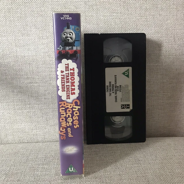 THOMAS THE TANK Engine & And Friends - Vhs Video - Chases, Races And ...