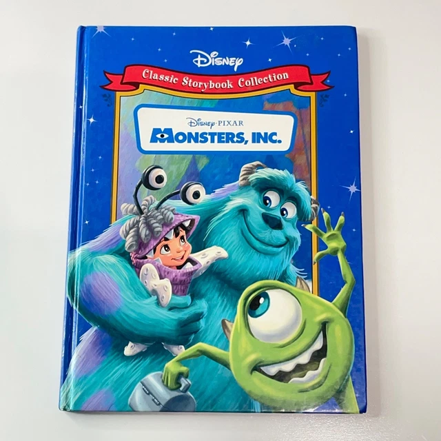 DISNEY CLASSIC STORYBOOK Collection Monsters Inc Hardcover Illustrated ...
