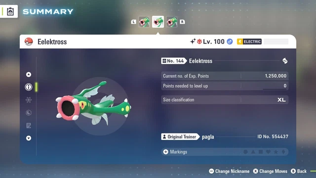 POKÉMON LEGENDS ZA Shiny 6IV Eelektross ev trained battle ready Jolly $2.00 - PicClick CA