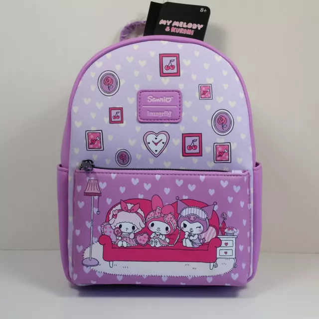 LOUNGEFLY SANRIO HELLO Kitty My Melody & Kuromi Slumber Party Mini ... LOUNGEFLY SANRIO HELLO Kitty My Melody & Kuromi Slumber Party Mini ...