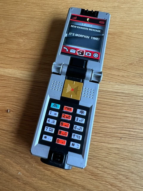 POWER RANGERS SAMURAI Flip Phone Morpher perfect working order Bandai ...