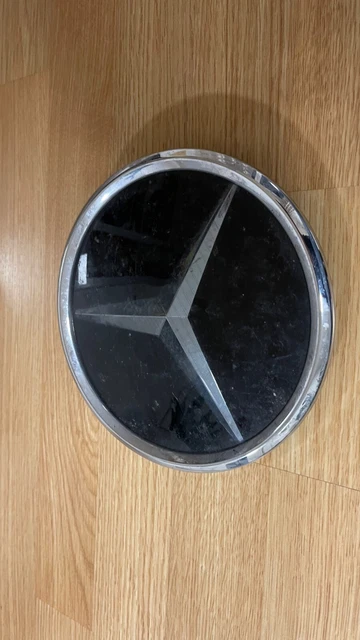 EMBLEM STERN KÜHLERGRILL Grundplatte Radar ORIGINAL Mercedes ...