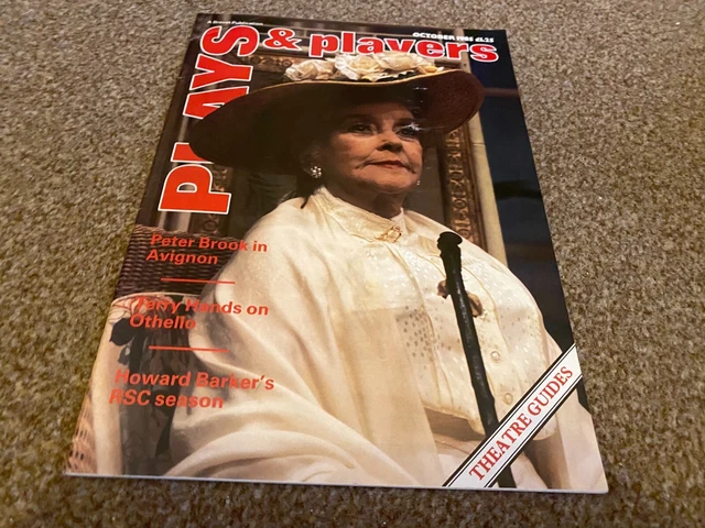 PLAYS AND PLAYERS Magazine 1985 Oct Beryl Reid Terry Hands Stewart ...