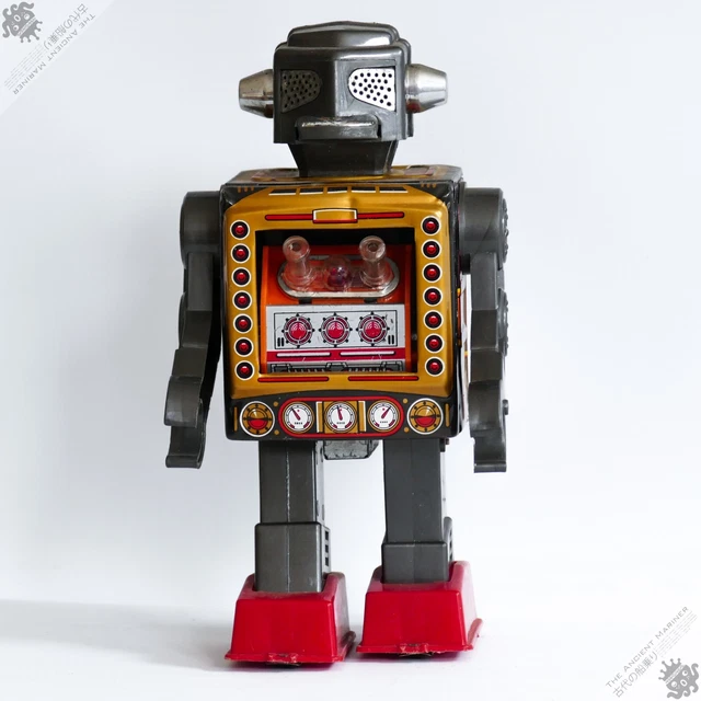 HORIKAWA YONEZAWA MASUDAYA Attacking Martian Robot Vintage Space Toy ...