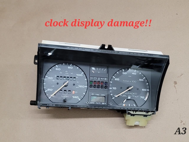 85-92 VW VOLKSWAGEN Golf Jetta Speedometer Instrument Cluster 193919059 ...