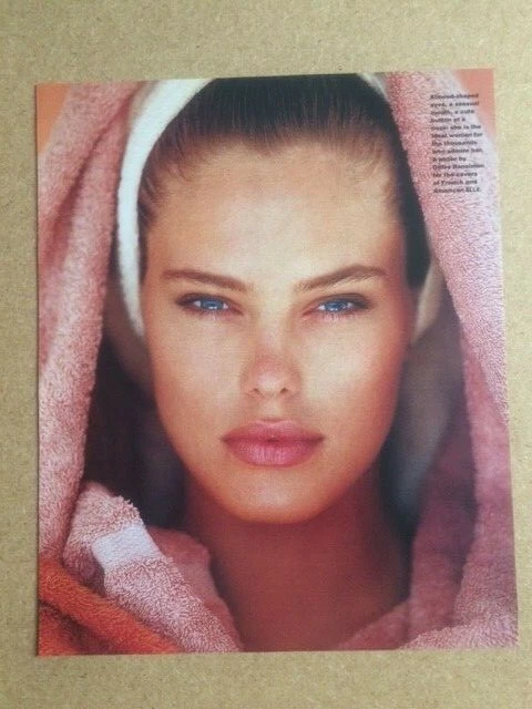 RENEE SIMONSEN ORIGINAL Vintage Elle Top Model Clipping / Poster £13.00 ...