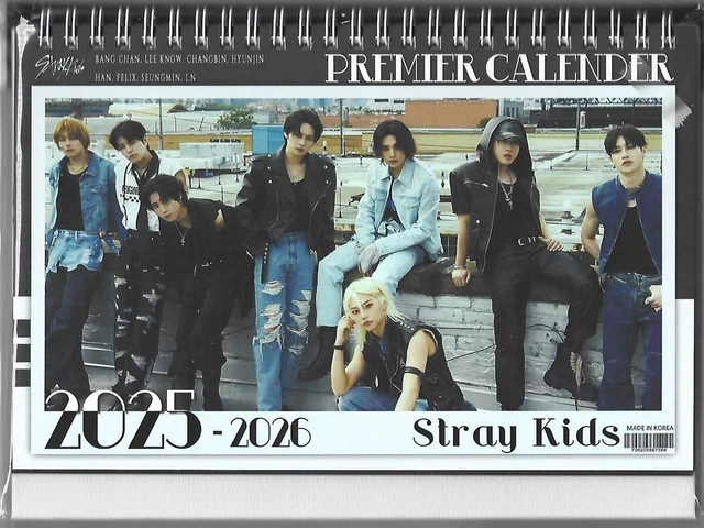 STRAY KIDS PHOTO Calendar 2025 & 2026 K-POP 2024.07 EUR 31,83 - PicClick IT