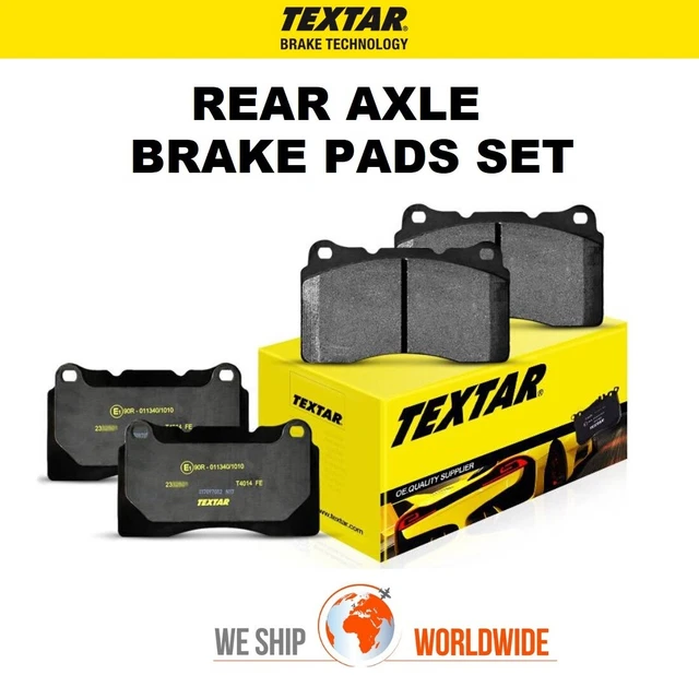 TEXTAR REAR AXLE BRAKE PADS SET for VW GOLF IV Variant 2.3 V5 4motion ...