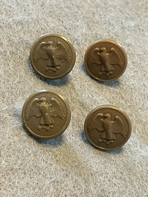WW2 WWLL US WAAC Women Auxiliary Uniform Eagle Button Lot - Insignia ...