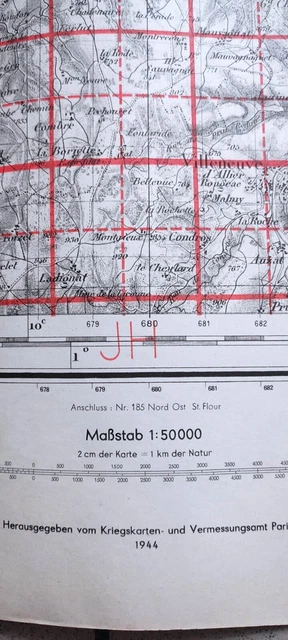 GERMAN CARD HOLDER dated 44 stock Deutsche heereskarte WW2 original £23 ...