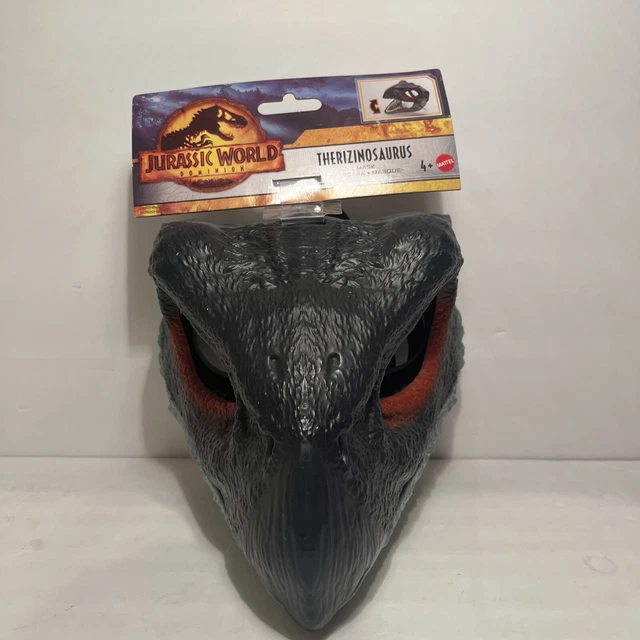 NEW MATTEL JURASSIC World Dominion Therizinosaurus Dinosaur Dino Mask ...