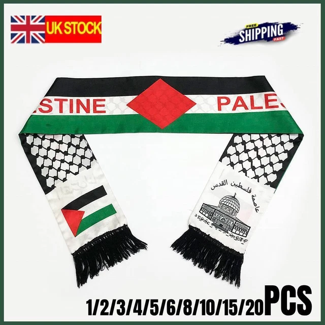 PALESTINE SCARF 14*130CM ,Palestine Flag Scarf Palestinian** £5.99 ...