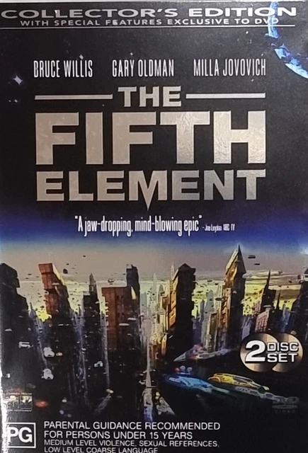 THE FIFTH ELEMENT DVD-Collectors Edition (Region 4, 1998, 2 Disc) Free ...