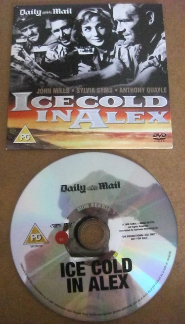 ICE COLD IN ALEX. Daily Mail Promo DVD. NEW. B/W. John Mills, Sylvia ...