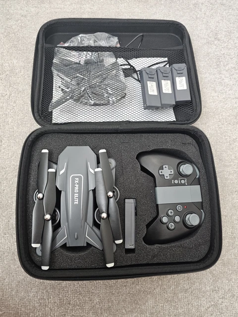 FX PRO ELITE high perfromance folding drone hd dual camera £75.00 ...