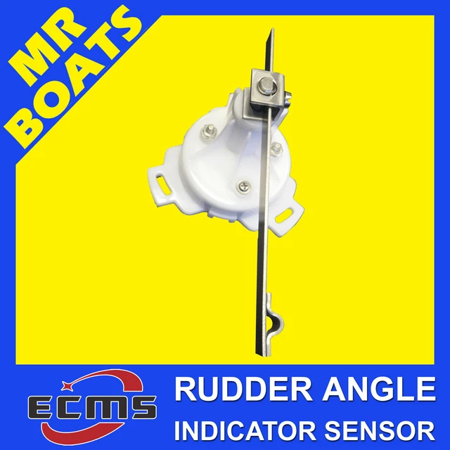 ECMS RUDDER ANGLE INDICATOR SENSOR GAUGE 12, 24V S/S Marine Boat Yacht ...