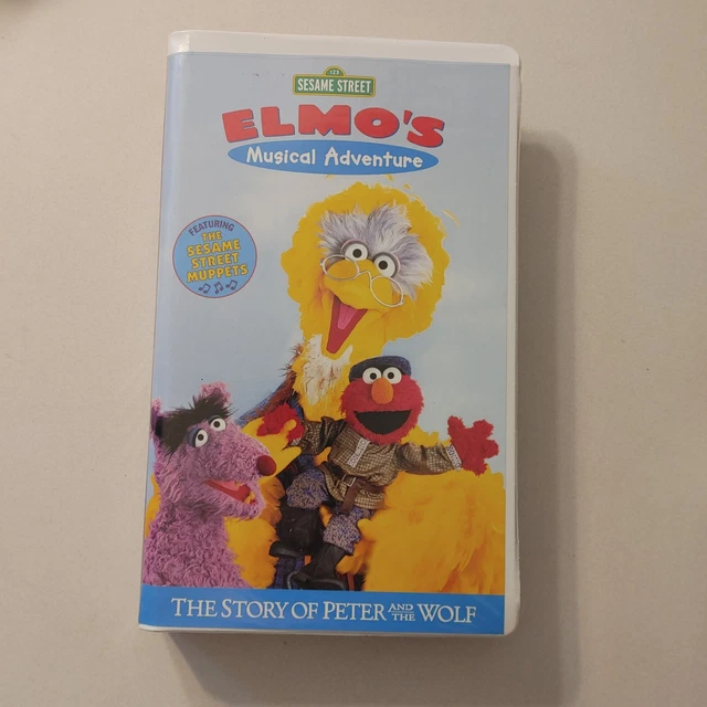 SESAME STREET ELMOS Musical Adventure: The Story of Peter and VHS VCR ...